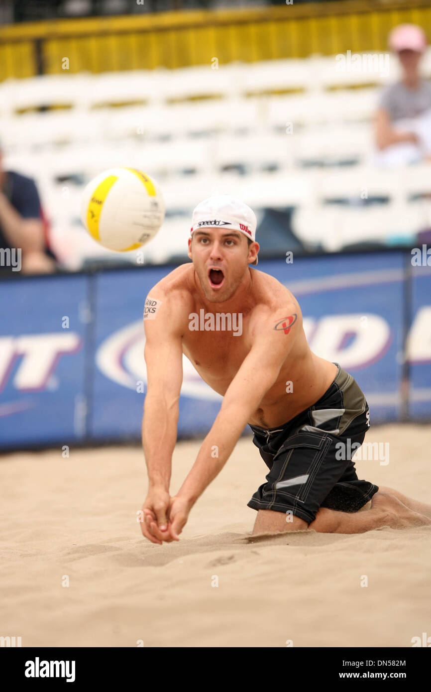 Jun 10, 2006; Hermosa Beach, CA, USA; JAKE GIBB at the AVP Professional ...