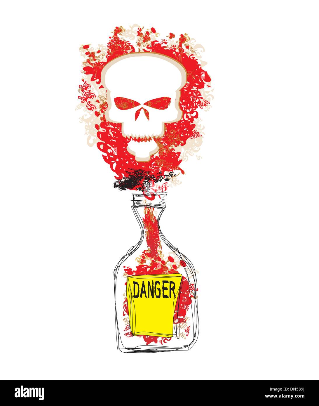 Poison art Stock Vector Images - Alamy