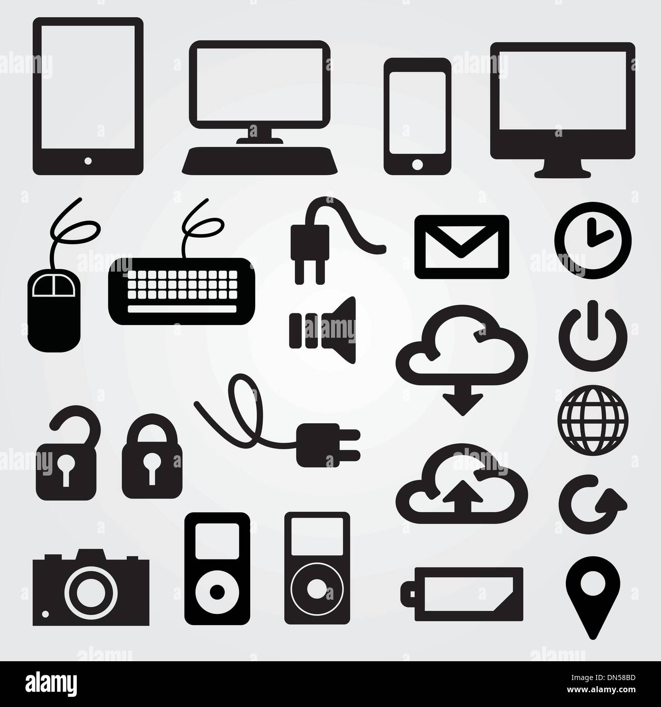 Download app phone Stock Vector Images - Alamy