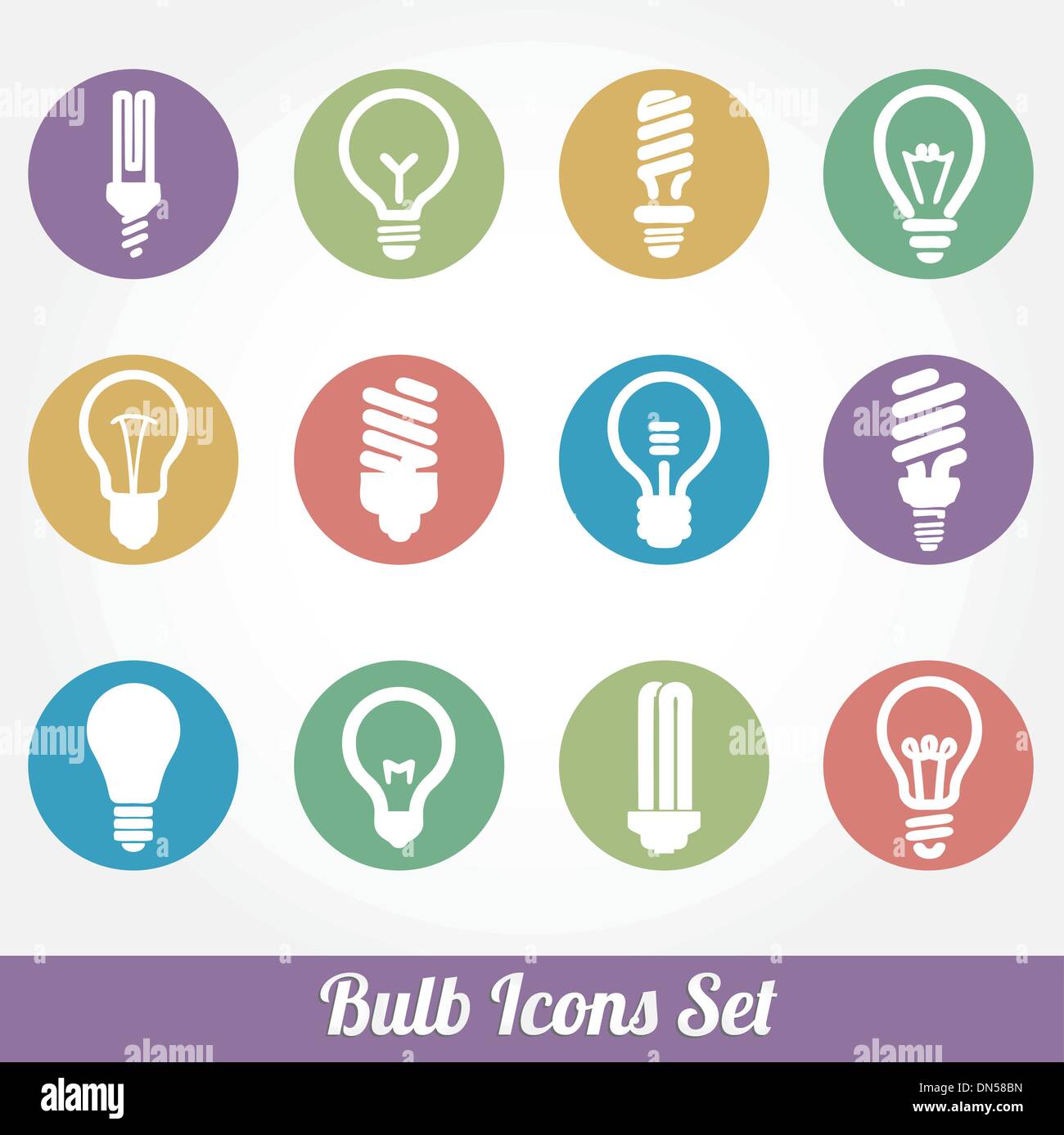 Graphic bulbs Stock Vector Images - Alamy