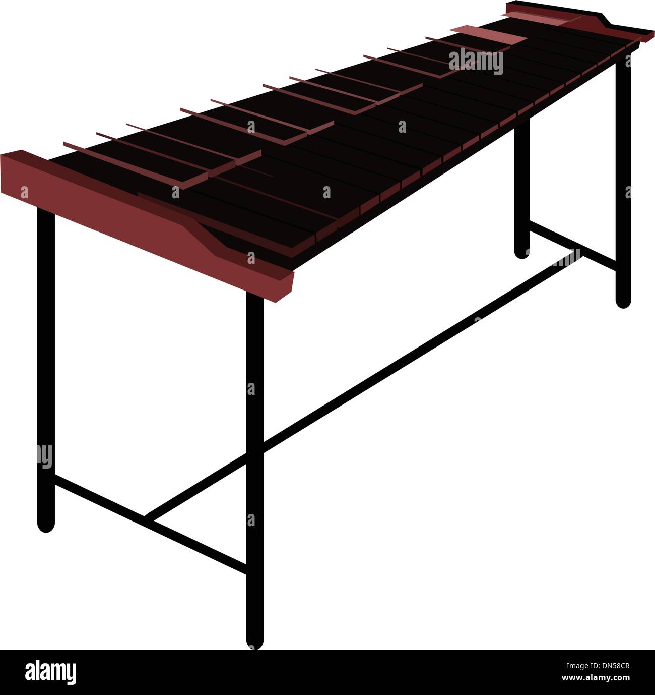 Marimba vector vectors Stock Vector Images - Alamy