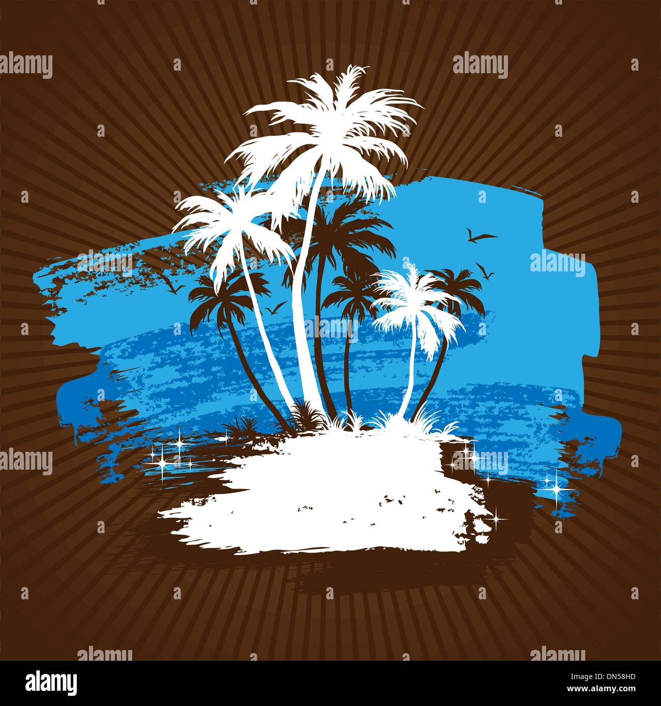 Beach plage sea holiday Stock Vector Images - Alamy