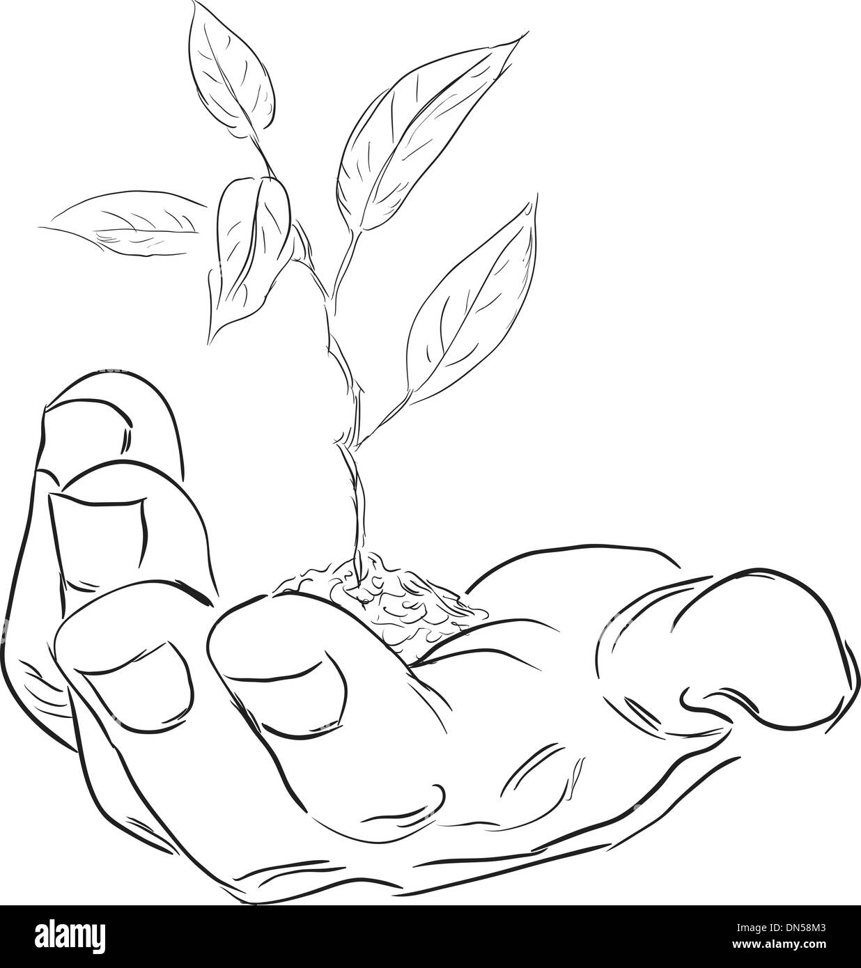 Raise his hand Black and White Stock Photos & Images - Alamy