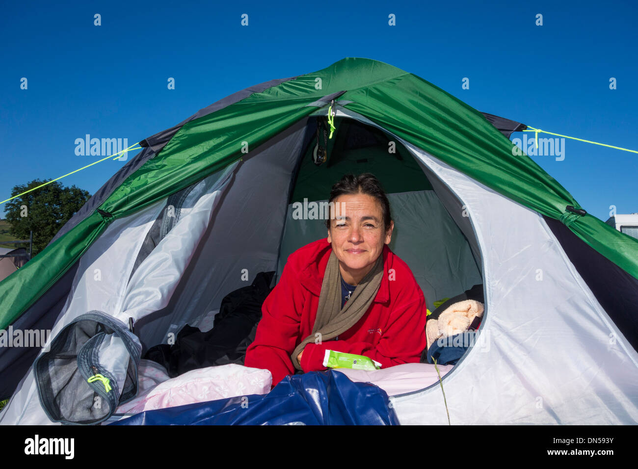 Camper tent hi-res stock photography and images - Alamy