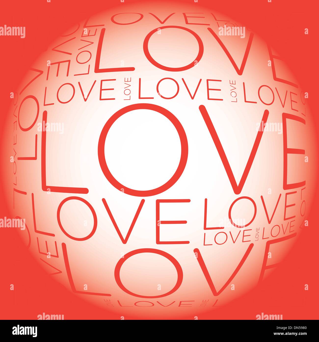 Love word collage hi-res stock photography and images - Alamy