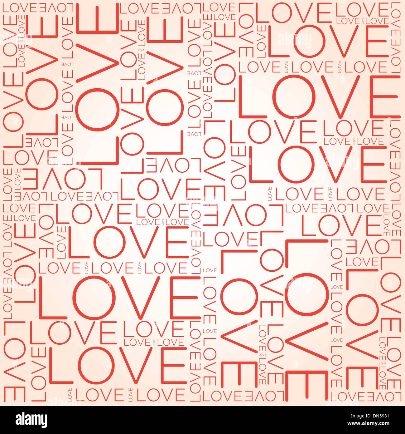 Love word collage Stock Vector Image & Art - Alamy