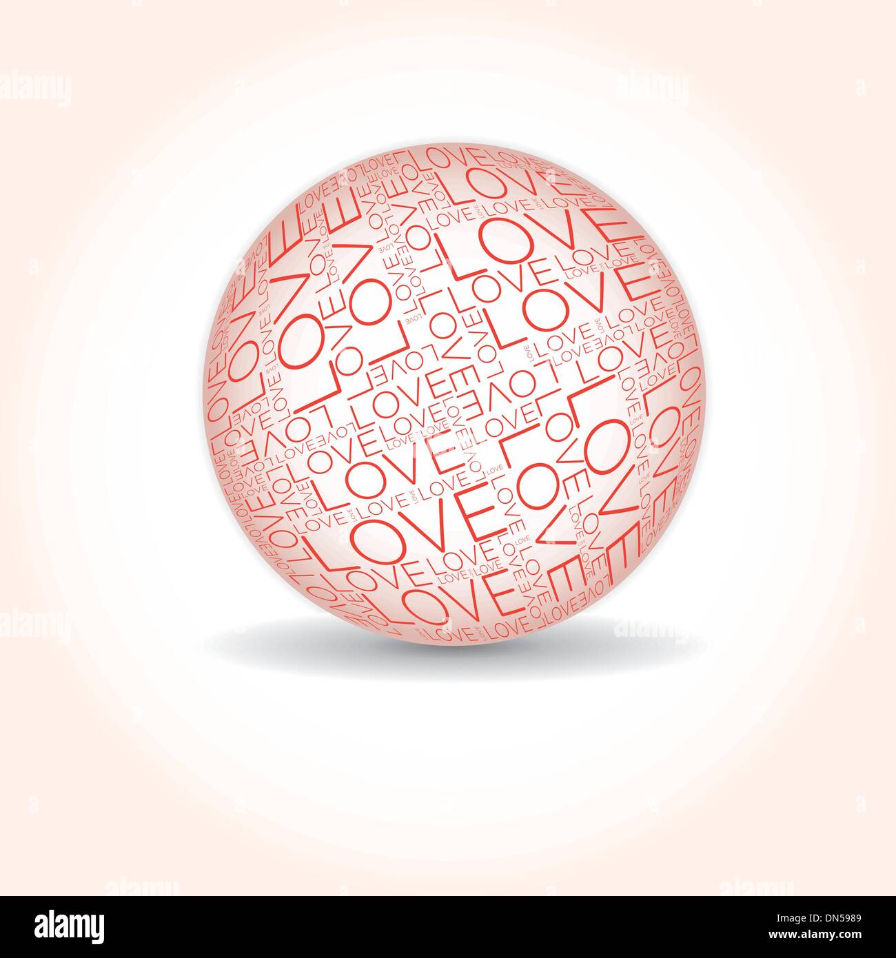 Love word collage hi-res stock photography and images - Alamy