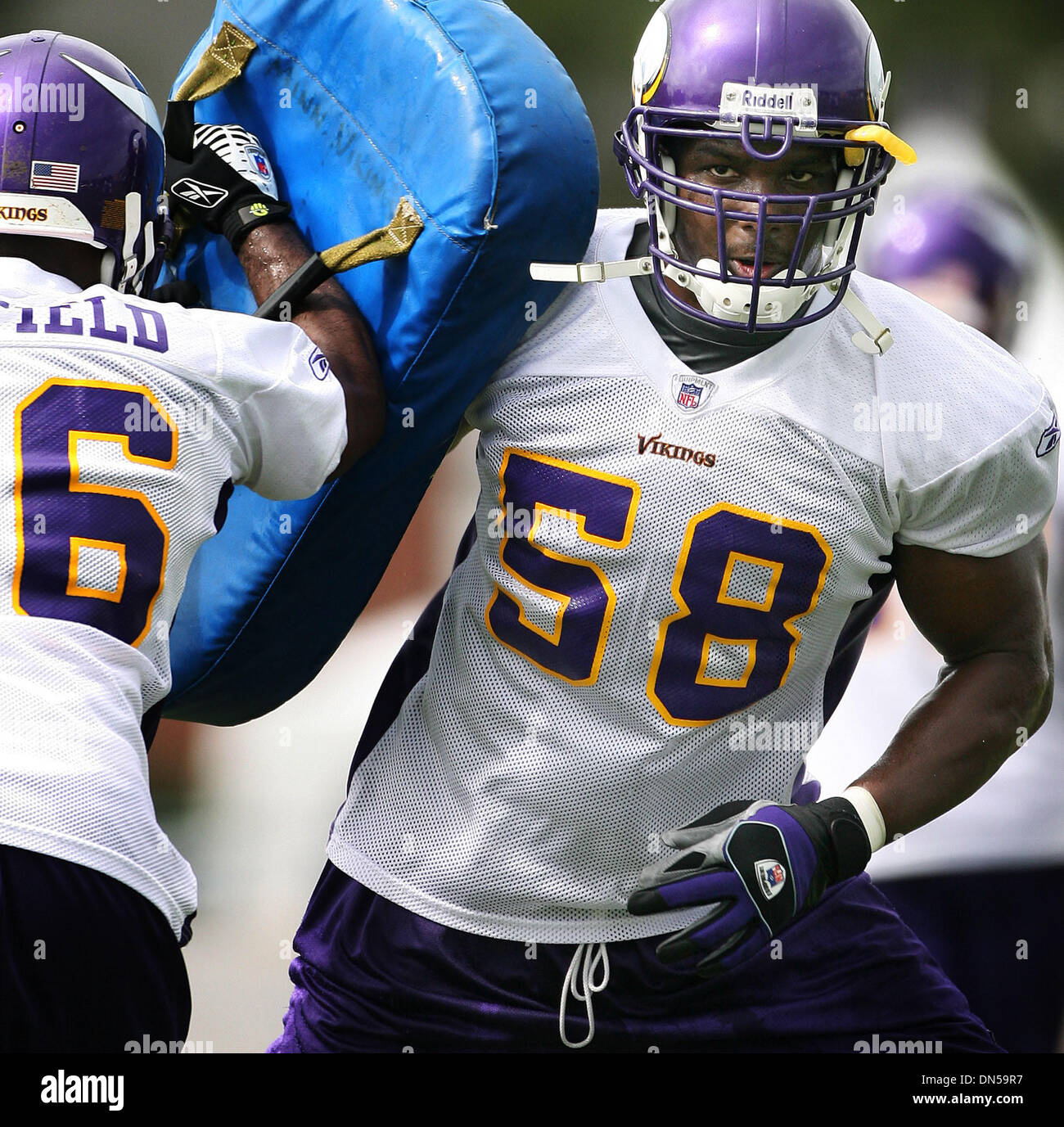 Jul 28, 2006; Mankato, MN, USA; Vikings cornerback ANTOINE WINFIELD ...