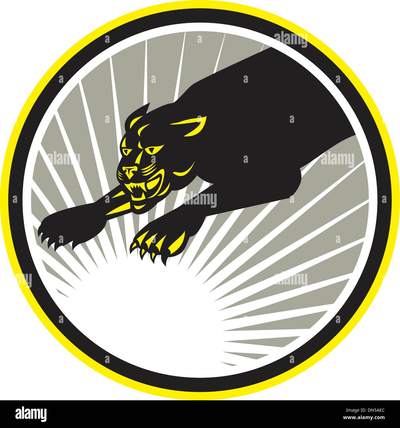 Cat circle Stock Vector Images - Alamy