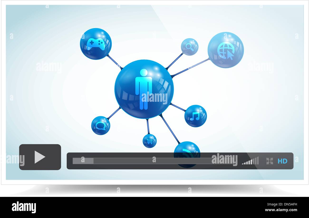 Video slider Stock Vector Images - Alamy