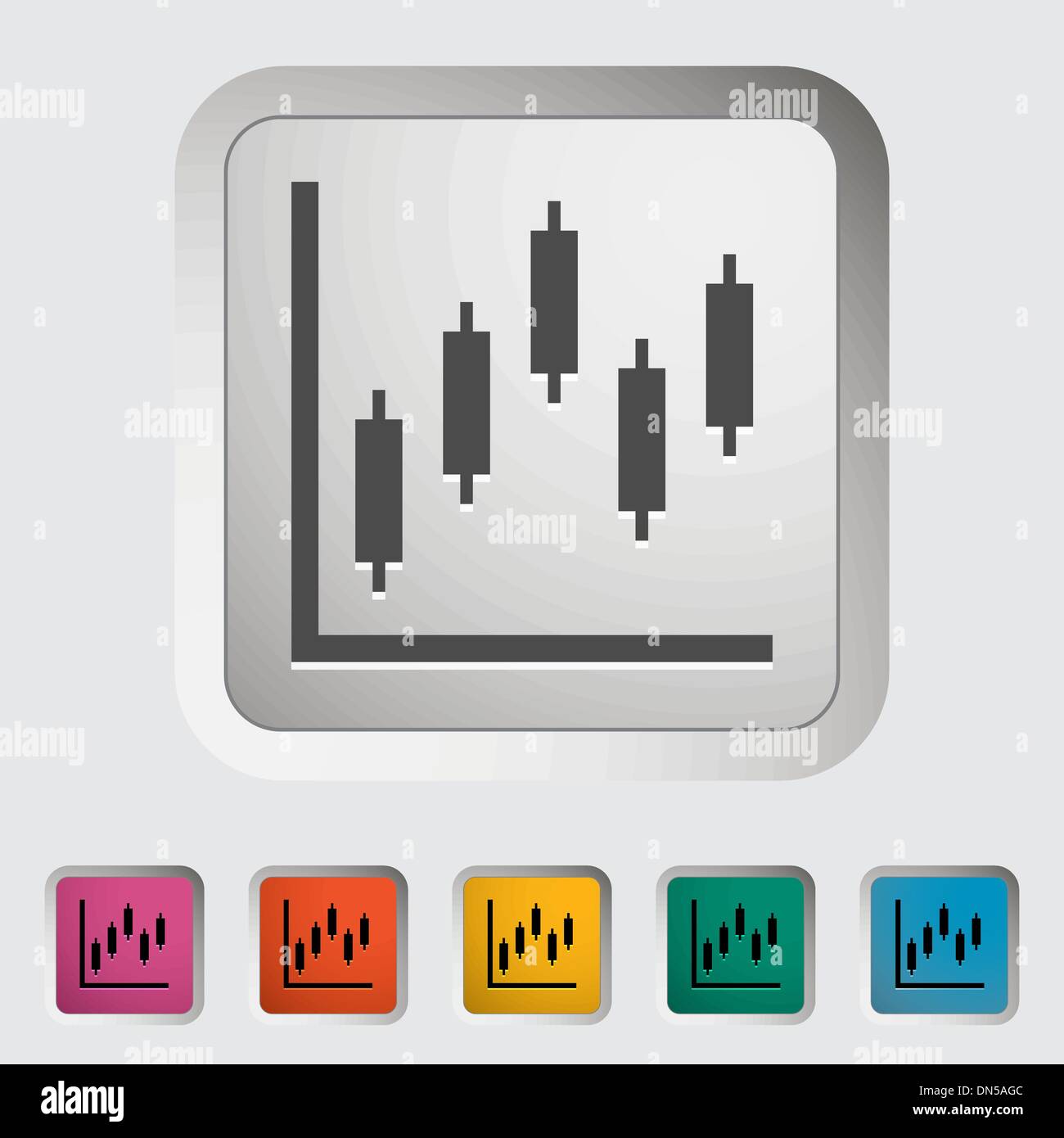 Graph single icon Stock Vector Image & Art - Alamy