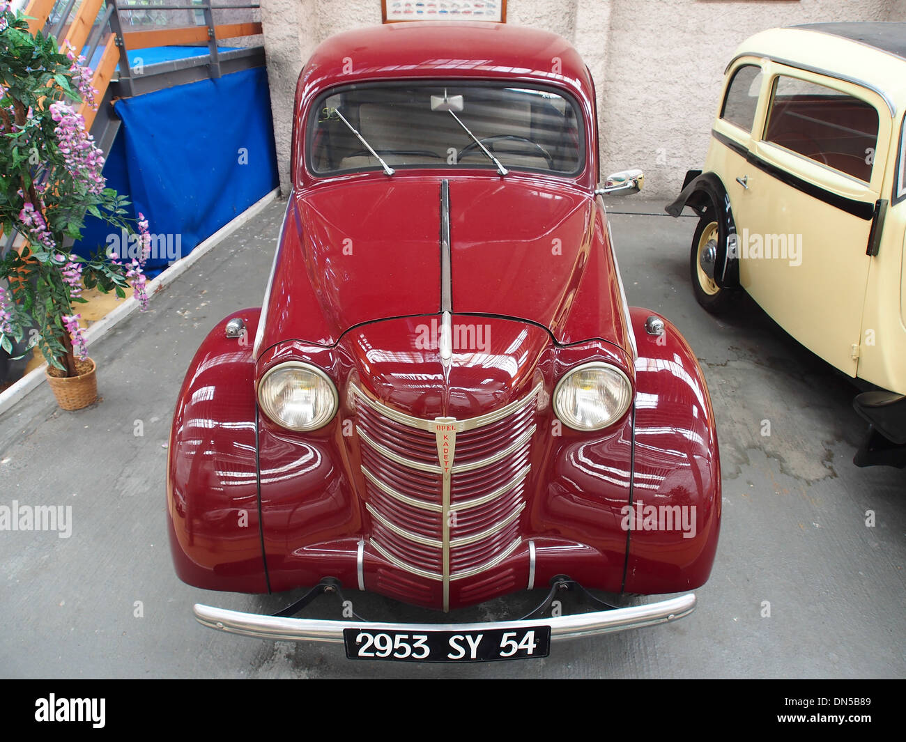 Old red Opel Kadett Stock Photo - Alamy