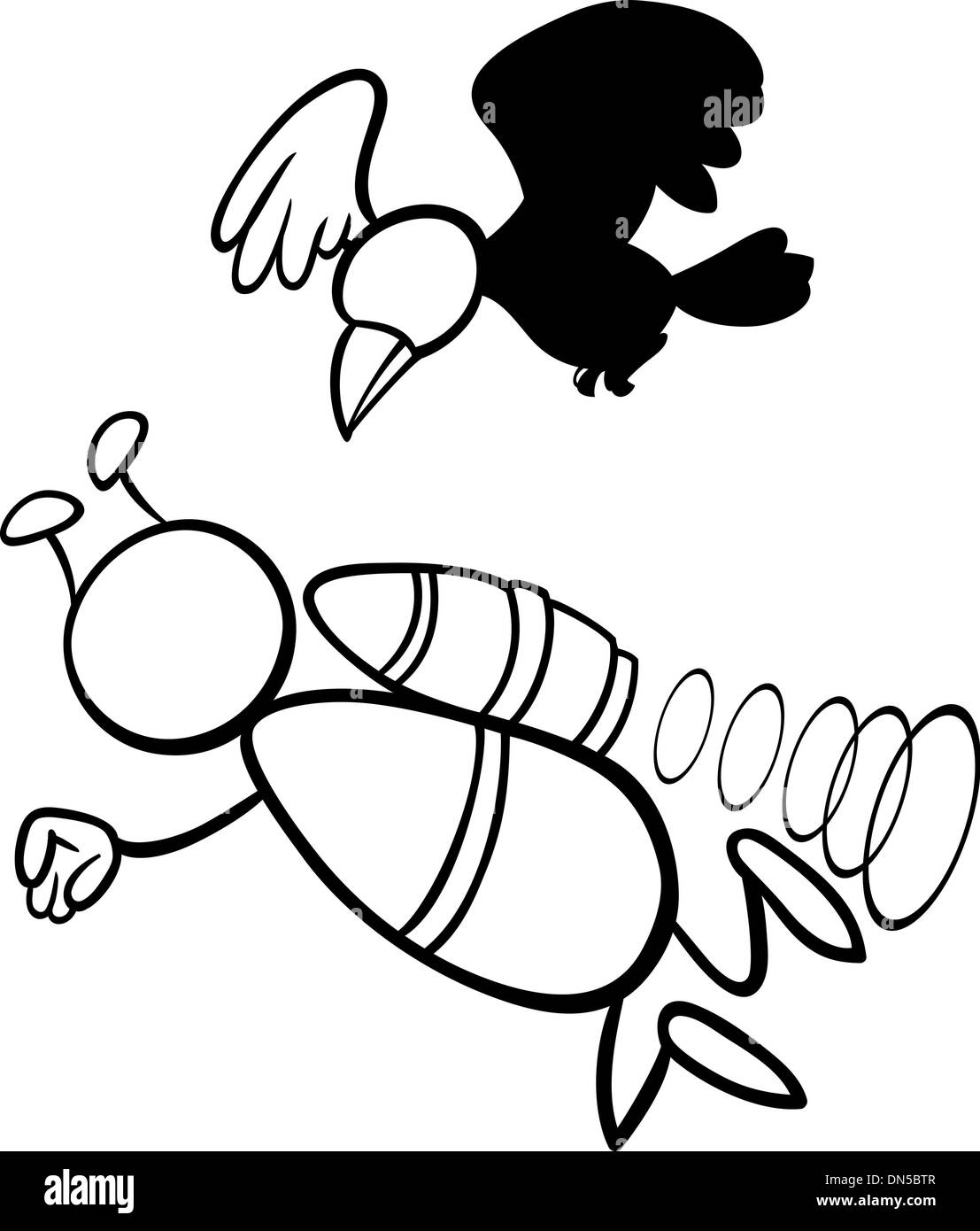 Space alien book Stock Vector Images - Alamy