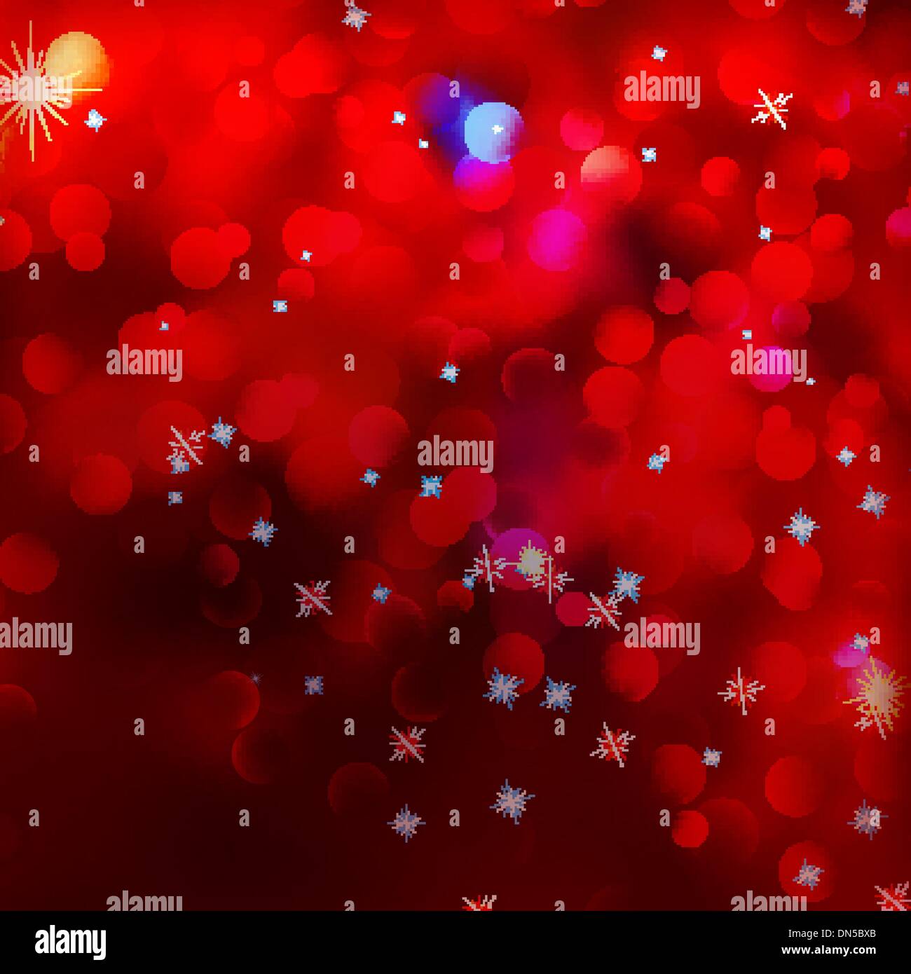 Background, red magic lights, bokeh. EPS 10 Stock Vector Image & Art ...