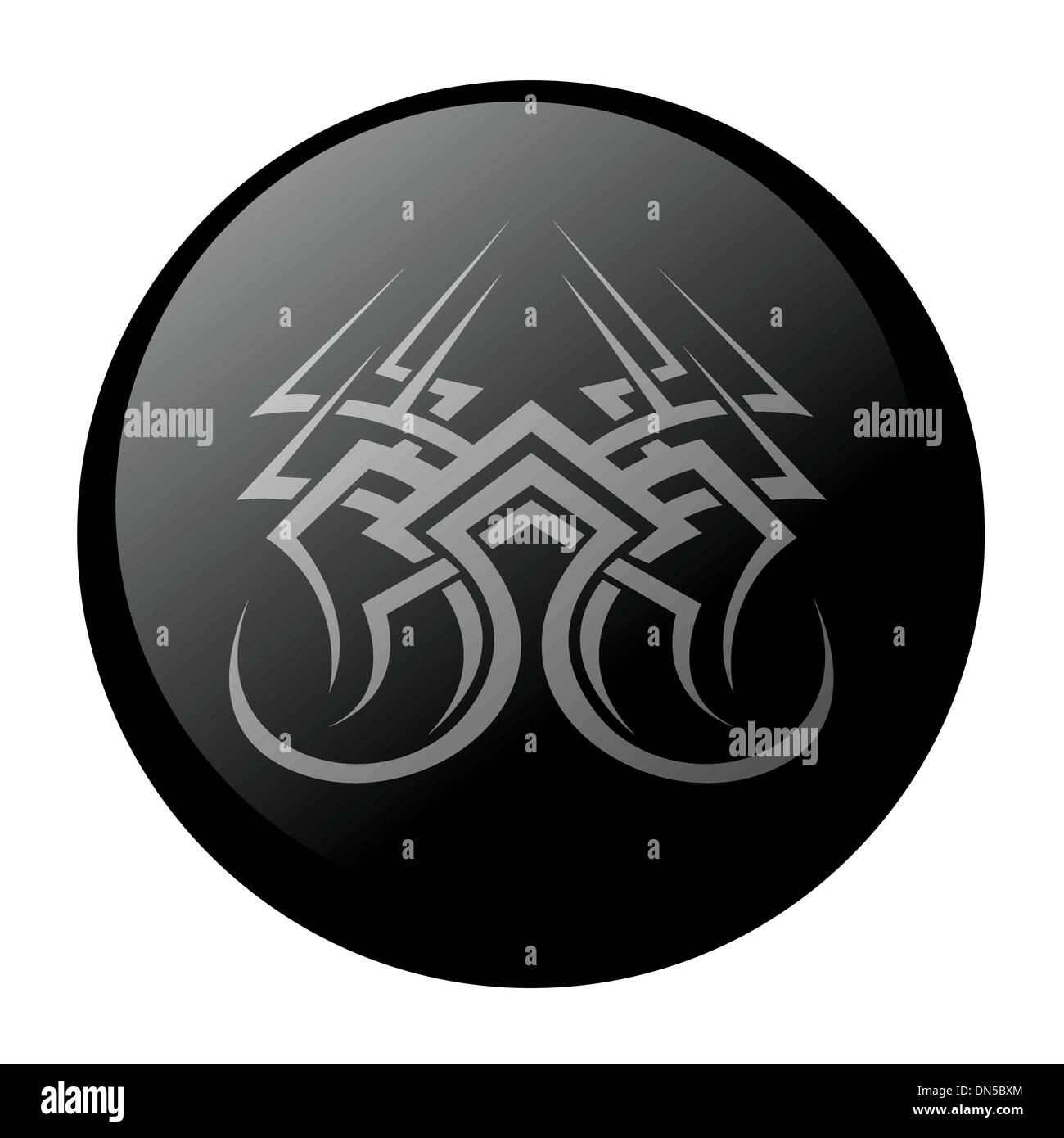 Punk style black white Stock Vector Images - Alamy