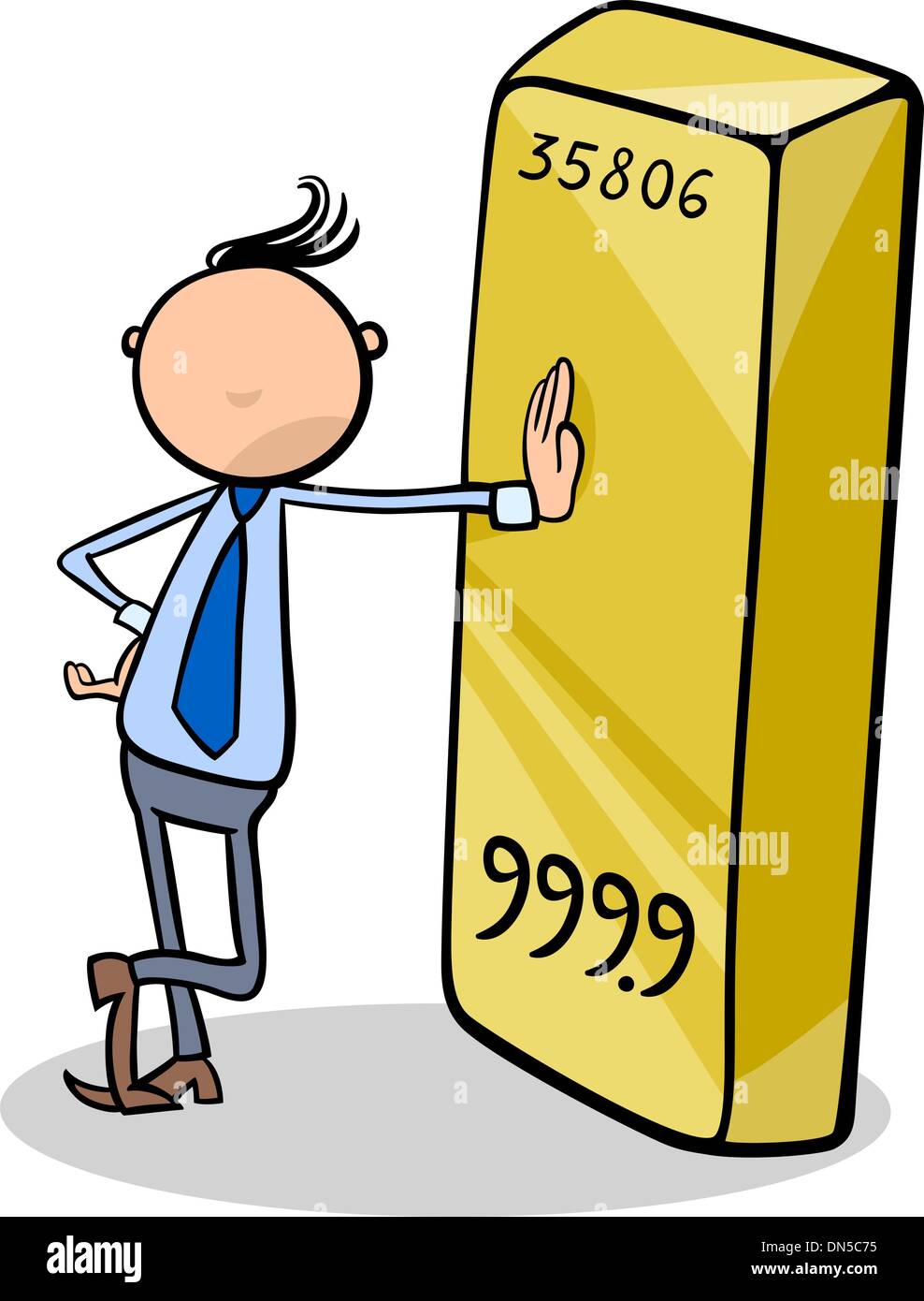 Gold bar cartoon hi-res stock photography and images - Alamy