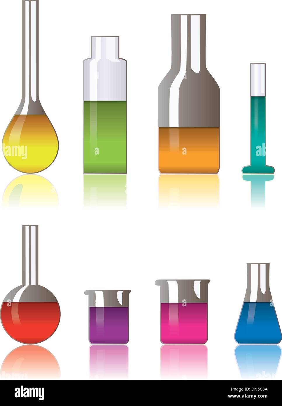 Laboratory Glassware Vector High Resolution Stock Photography and ...