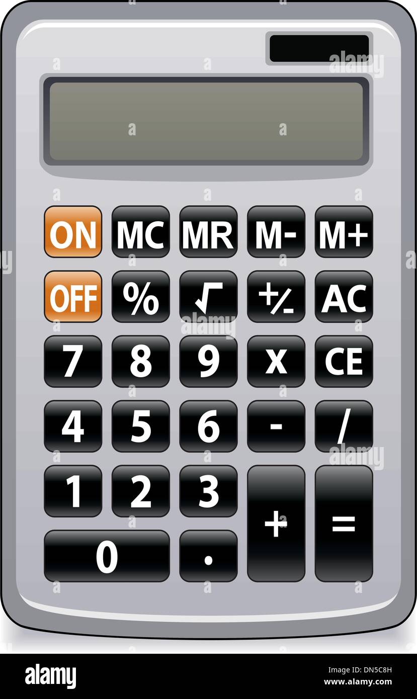 vector calculator Stock Vector Image & Art - Alamy