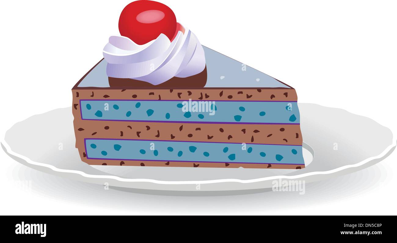 vector cake slice Stock Vector Image & Art - Alamy