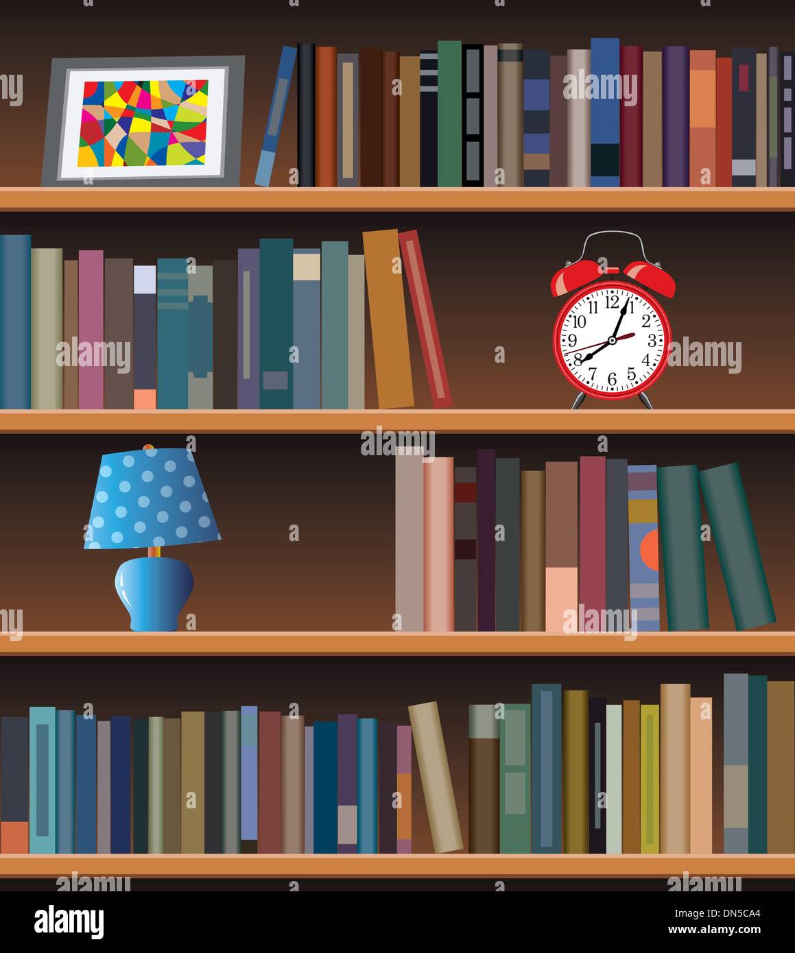 Modern library home Stock Vector Images - Alamy