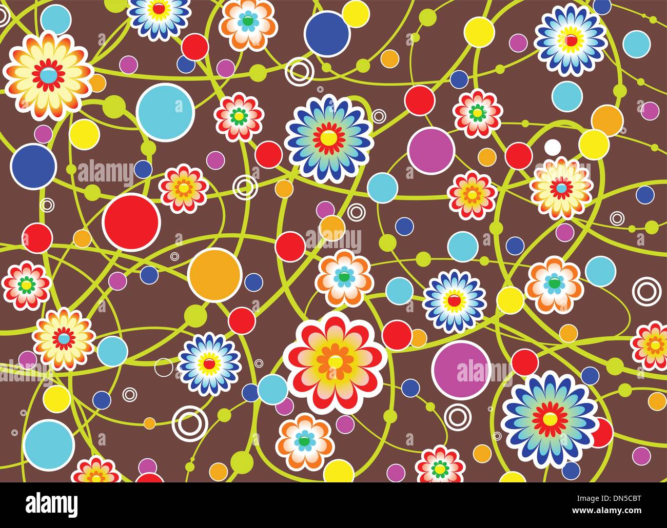 Floral background Stock Vector Images - Alamy