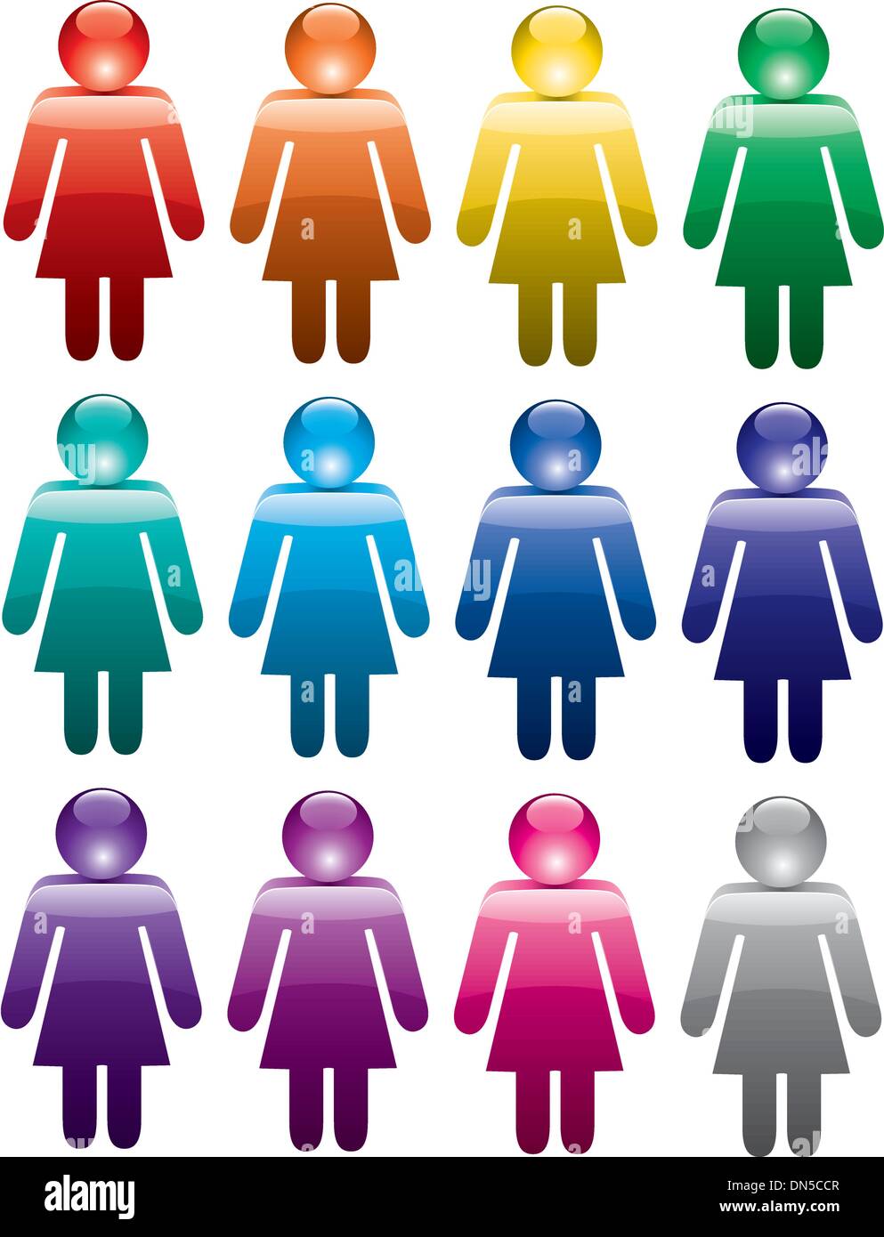 Woman stand Stock Vector Images - Alamy