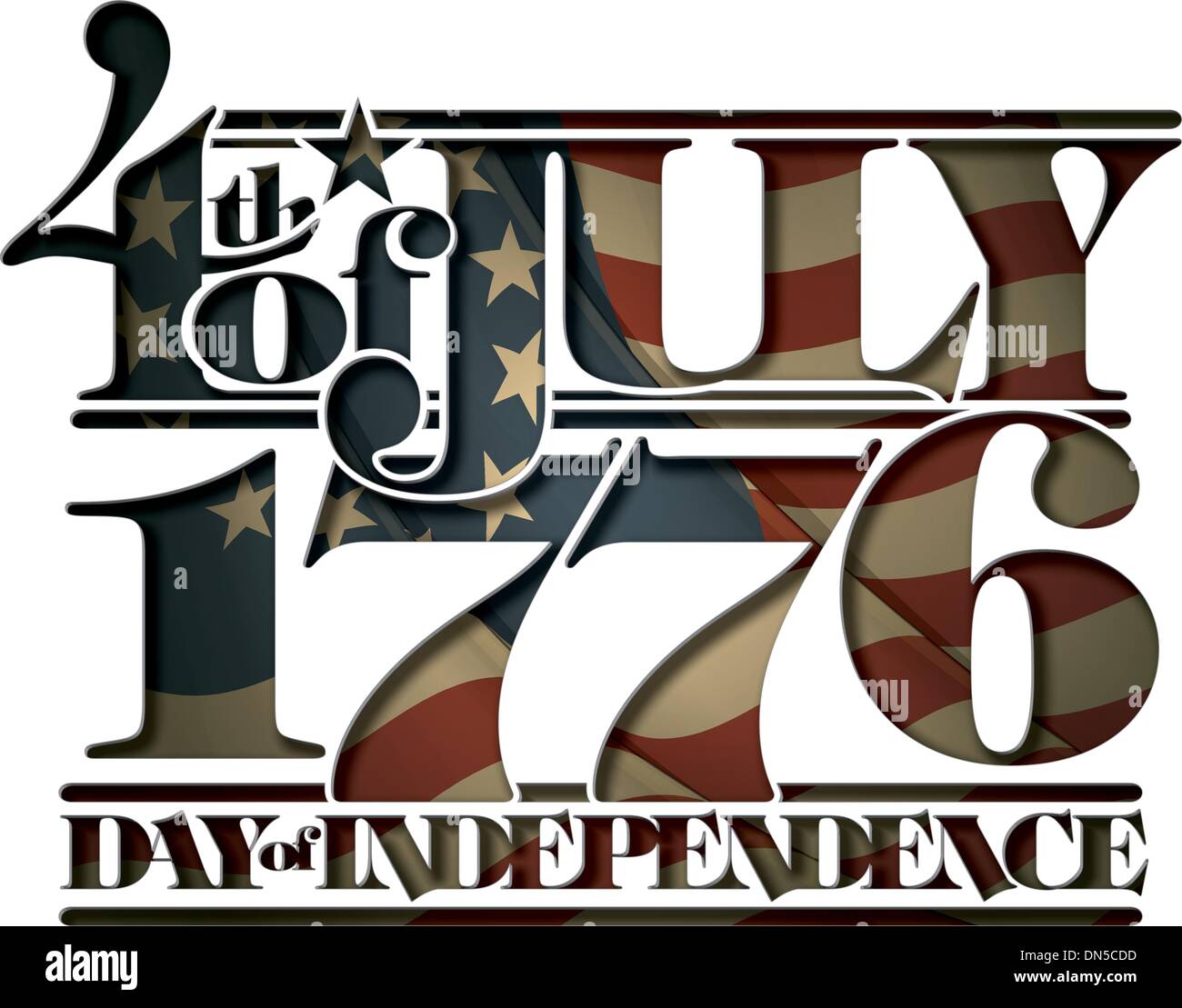 Independence typography Stock Vector Images - Alamy