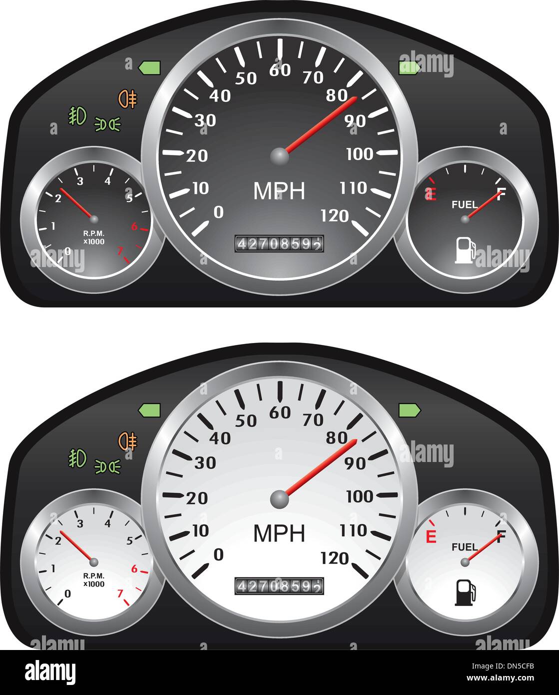 Information dashboards Stock Vector Images - Alamy