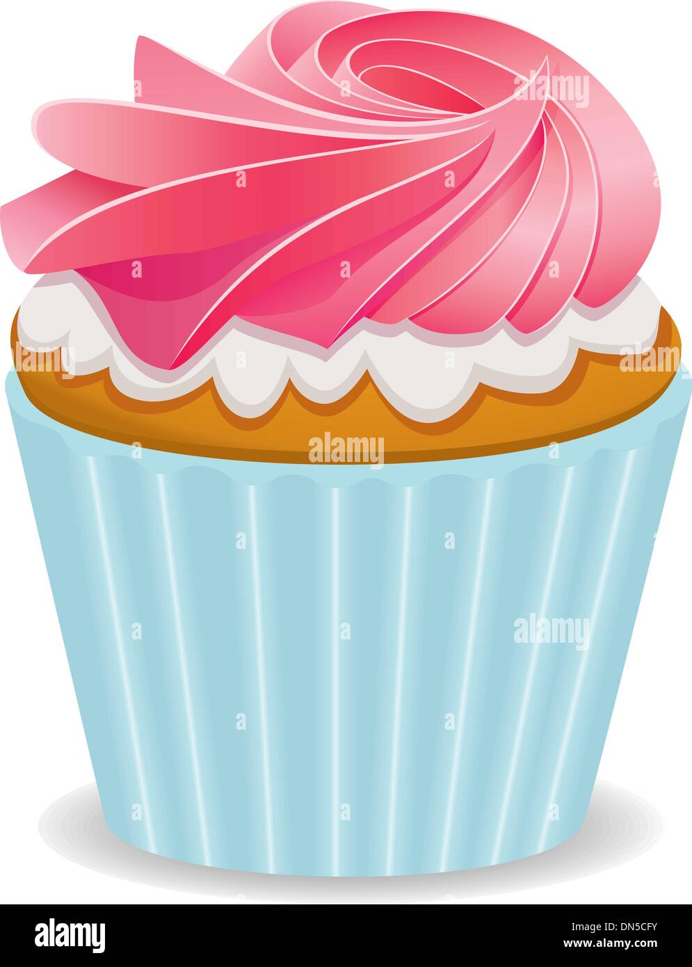 vector pink cupcake Stock Vector Image & Art - Alamy