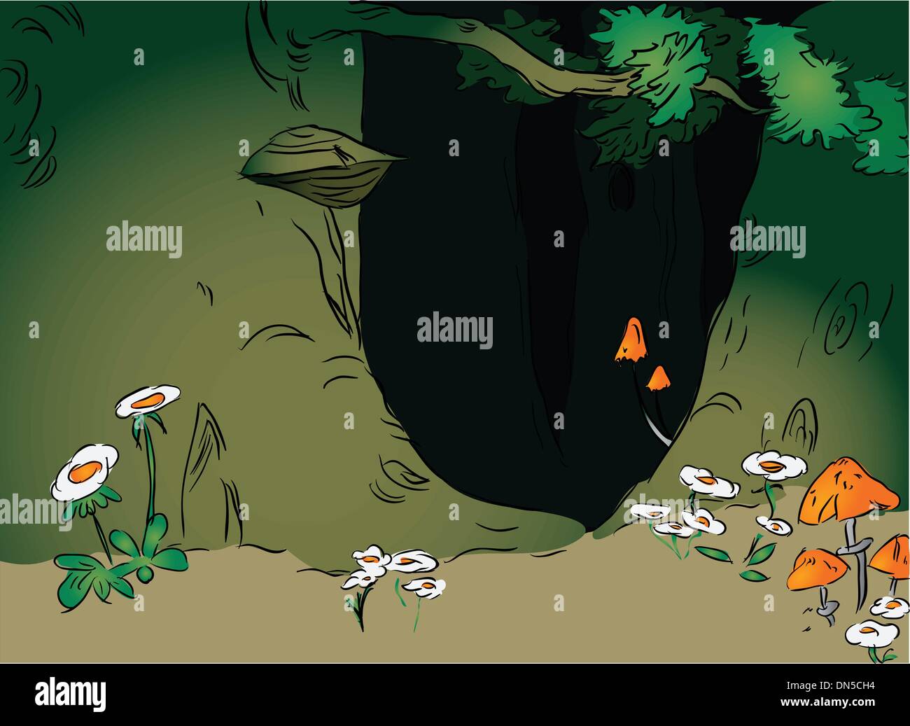 Dense botanical Stock Vector Images - Alamy