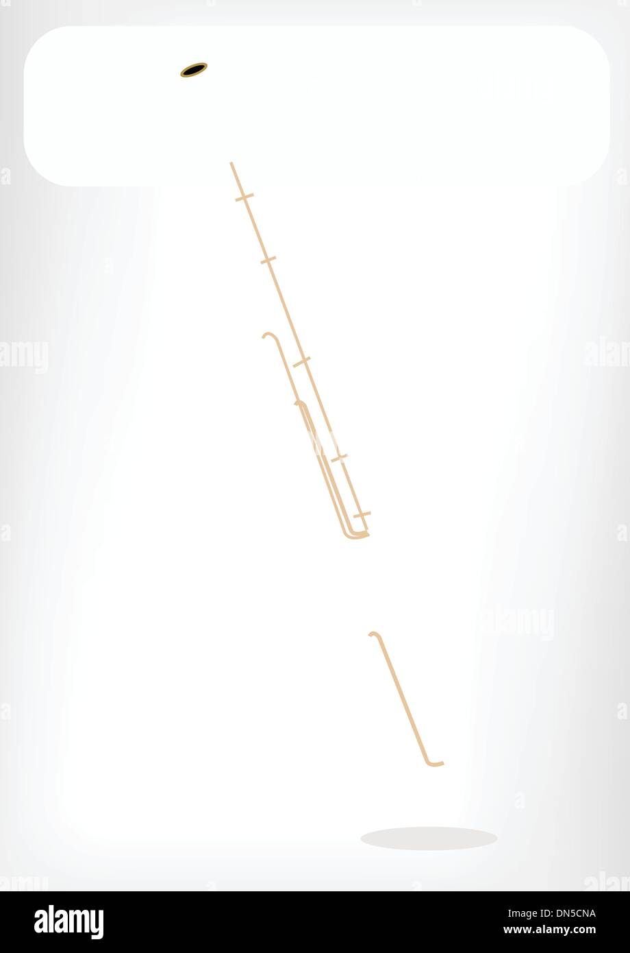 A Classical Bassoon with A White Banner Stock Vector Image & Art - Alamy