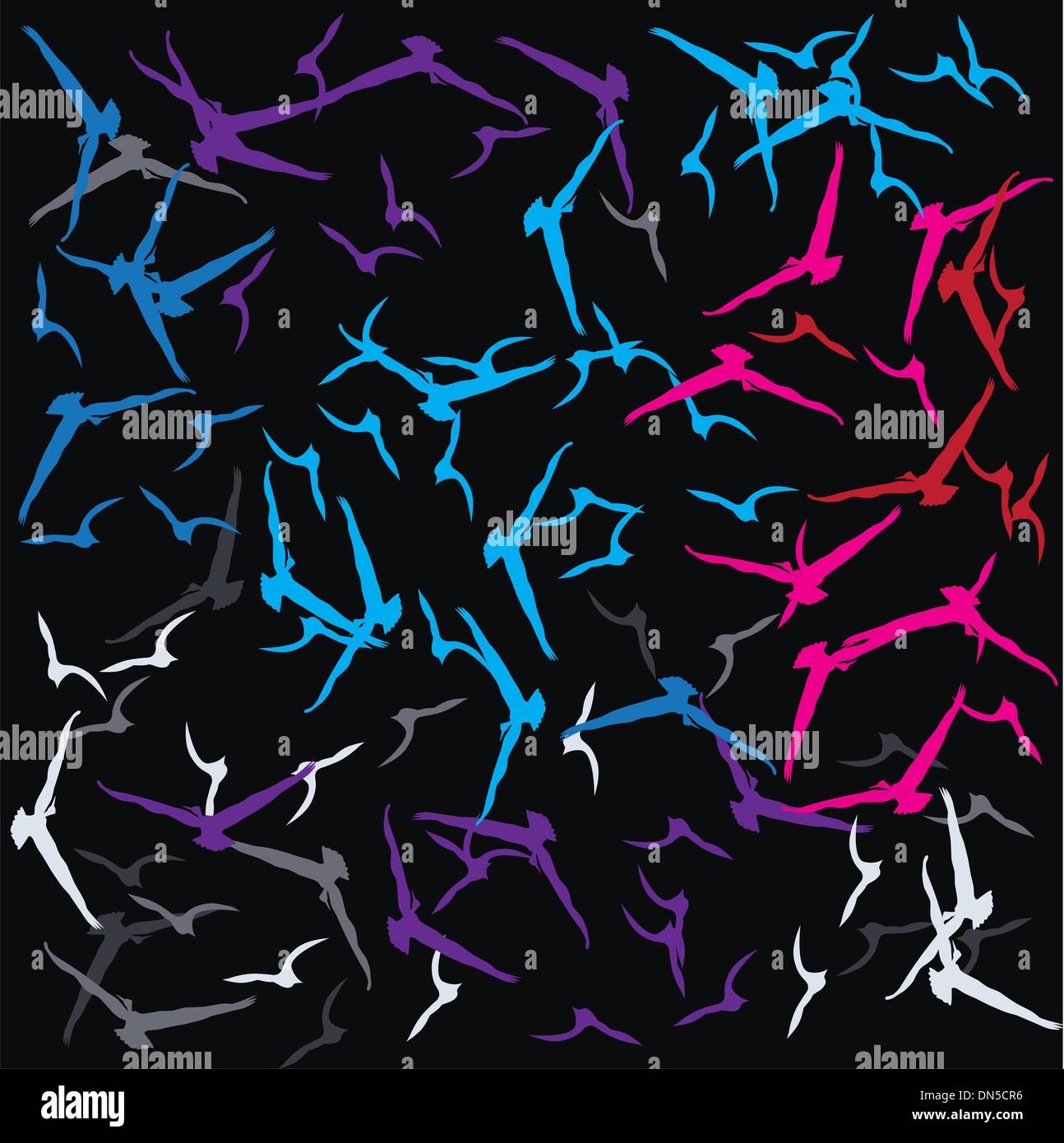 Above birds Stock Vector Images - Alamy