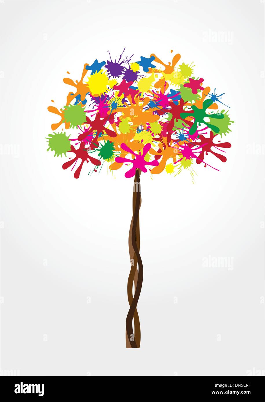 Tree drawing, ink Stock Vector Images - Alamy