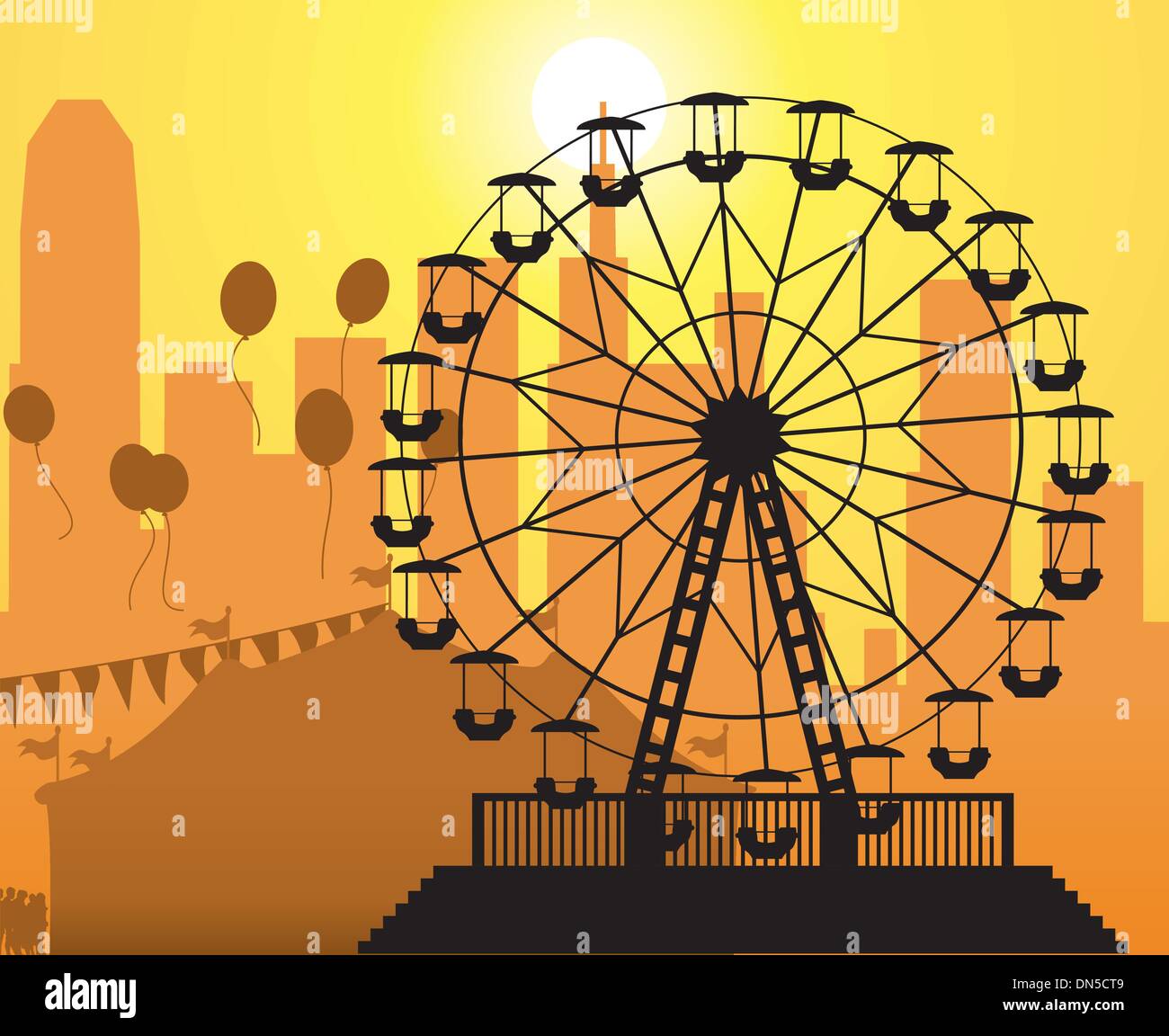 Park sun people city Stock Vector Images - Alamy