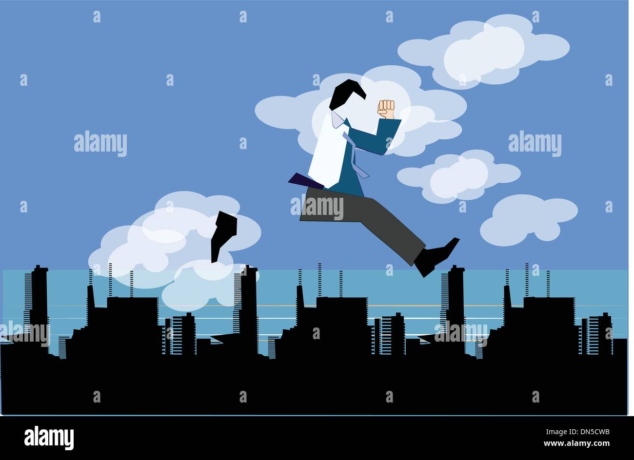 Business man dressed in Stock Vector Images - Alamy