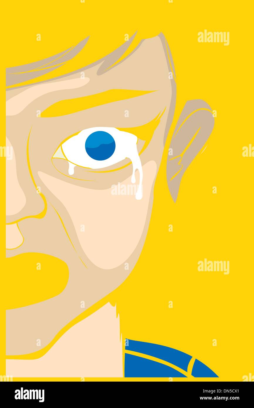 Iris eye close up tear hi-res stock photography and images - Alamy