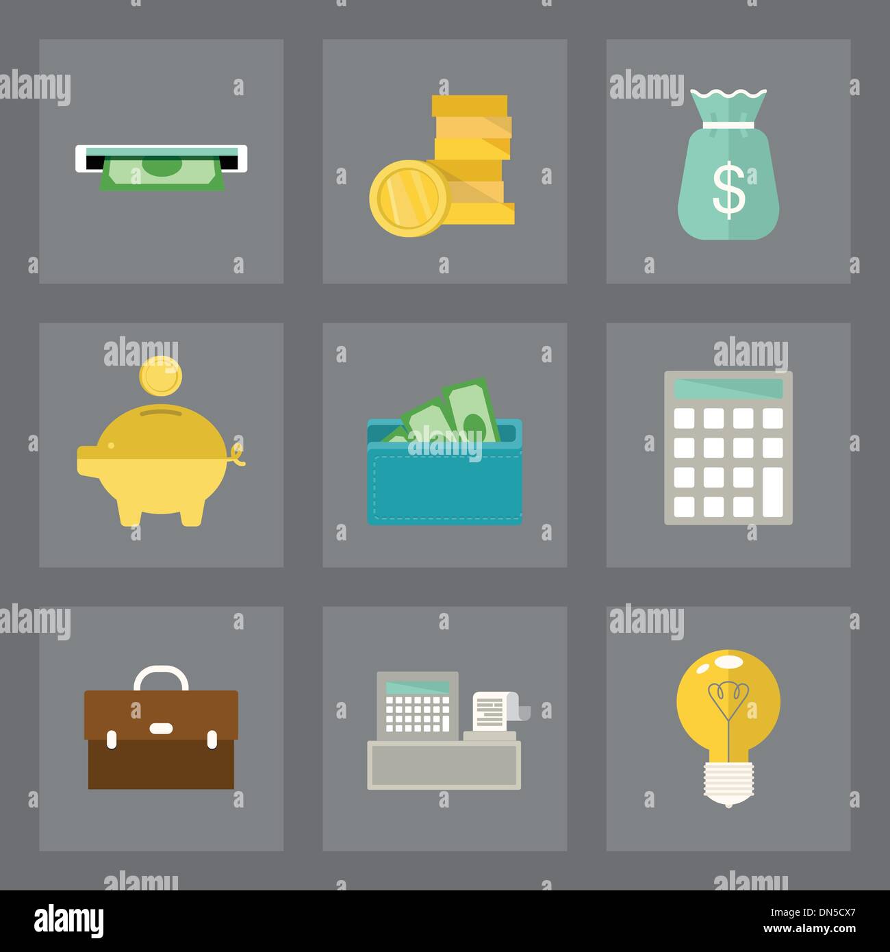 Finance item Stock Vector Images - Alamy