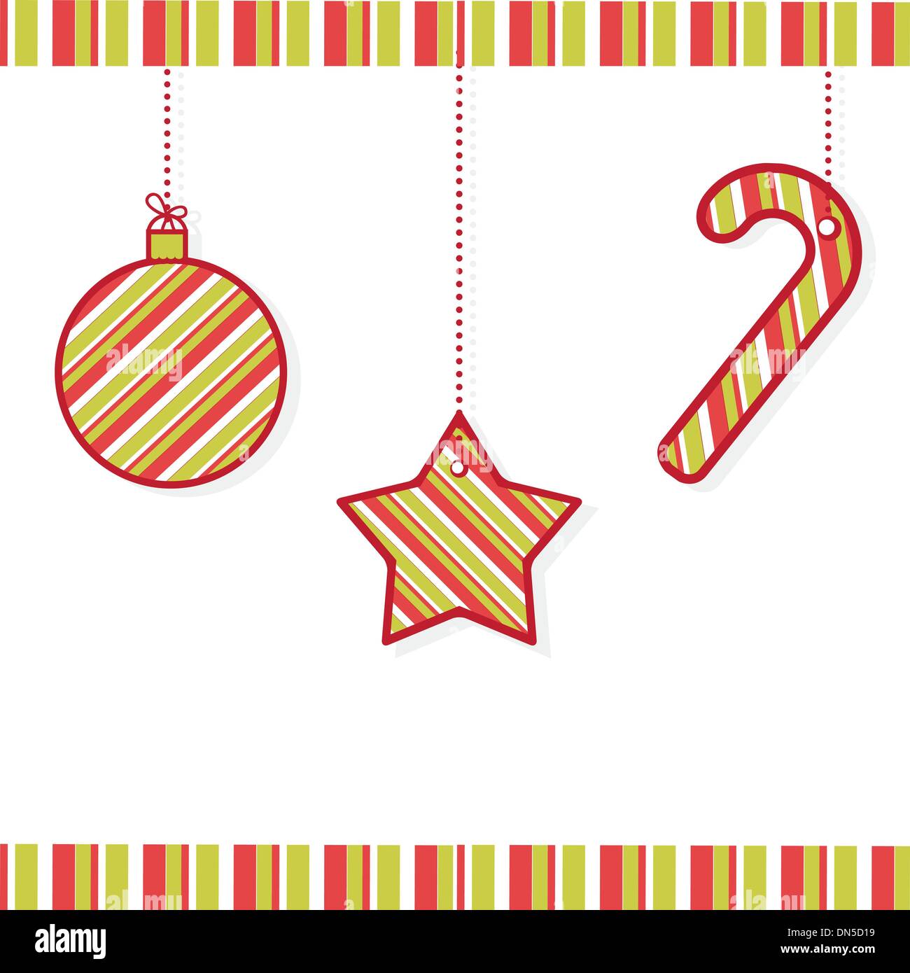 Circle red white stripes Stock Vector Images - Alamy