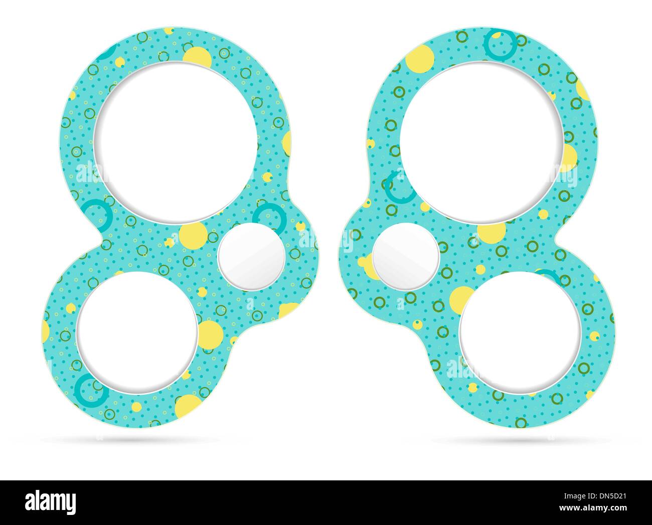 Vibrant shape template Stock Vector Images - Alamy