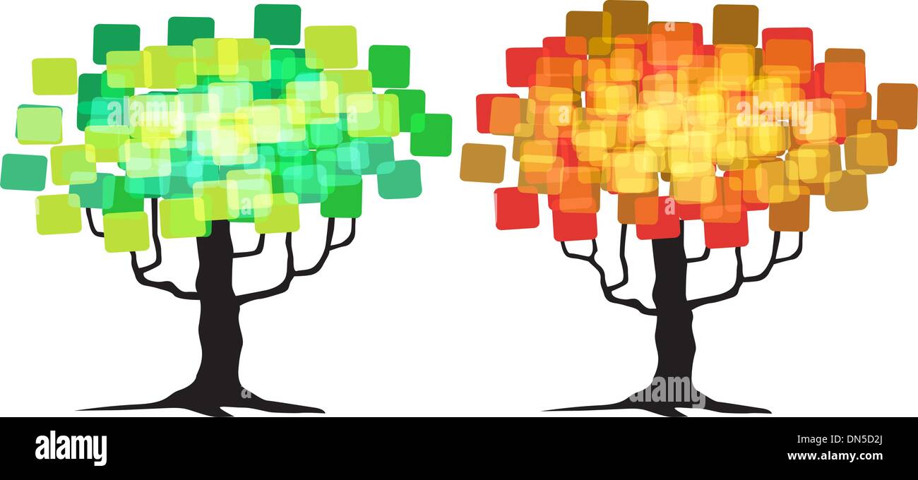 Abstract tree - graphic element Stock Vector Image & Art - Alamy