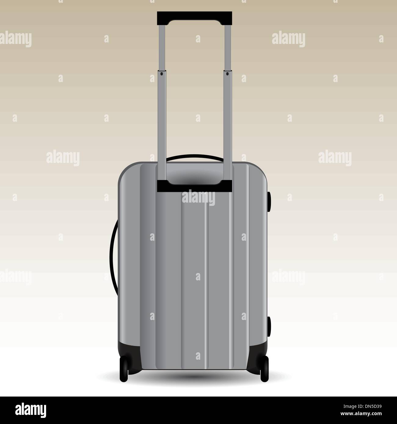 Suitcase on wheels luggage Stock Vector Images - Alamy