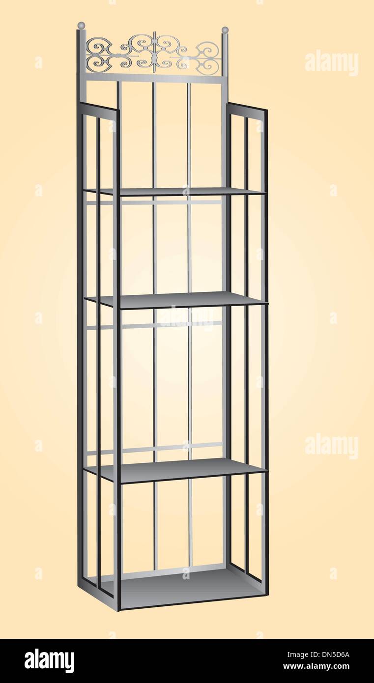 Metal Bakers Rack Stock Vector Image & Art - Alamy