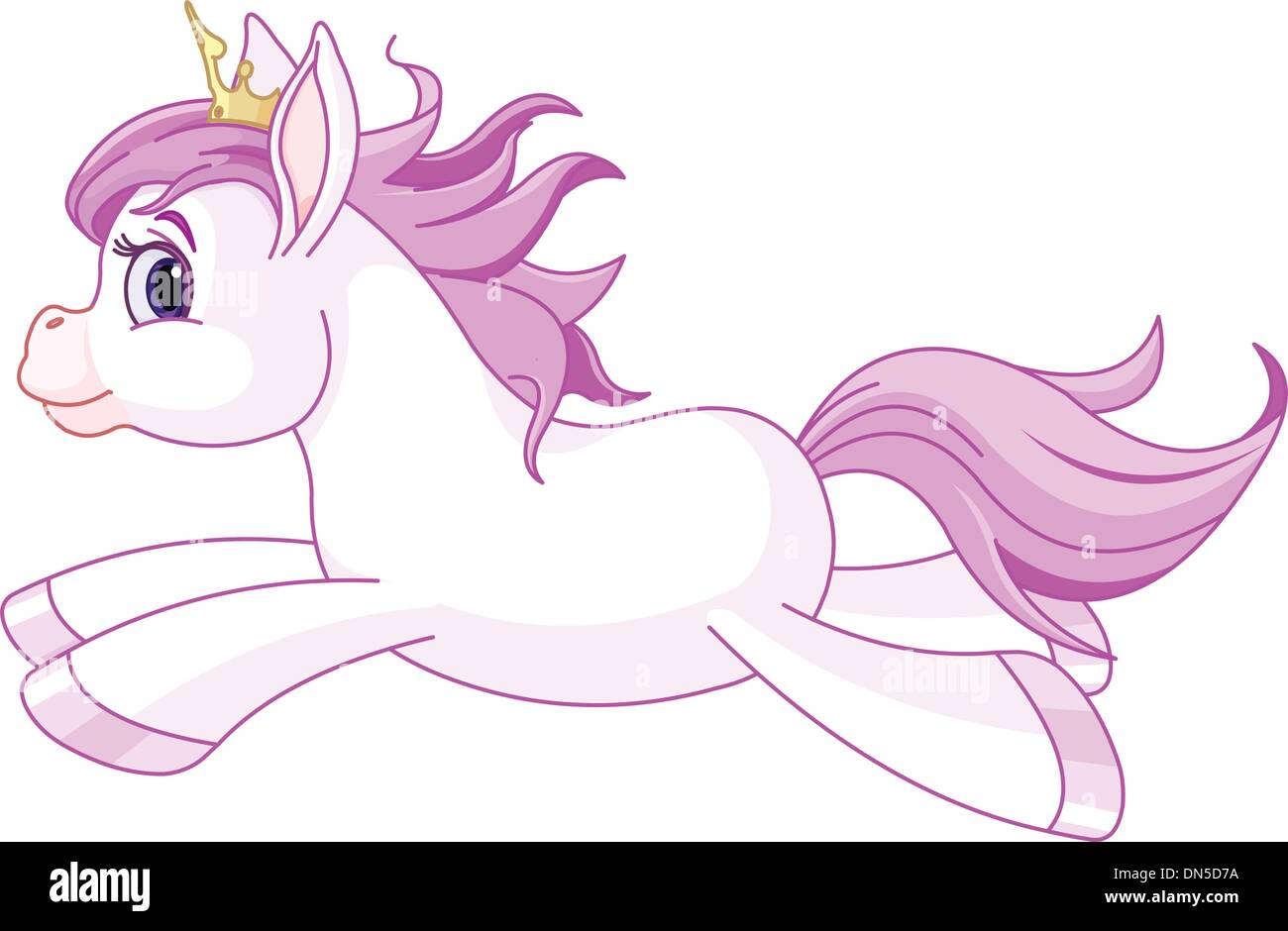 Beautiful princess cute horse hi-res stock photography and images - Alamy