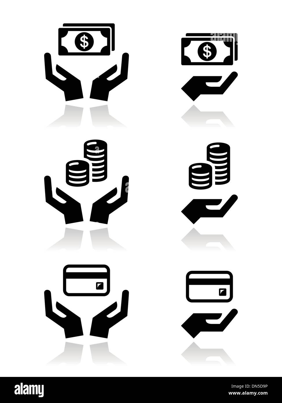 Change hands Stock Vector Images - Alamy