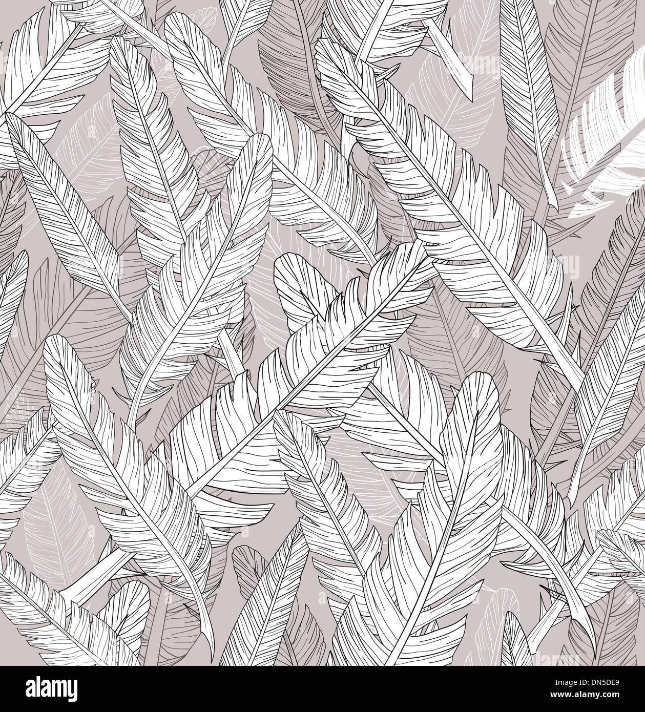 Abstract feathers pattern. Seamless pattern Stock Vector Image & Art ...