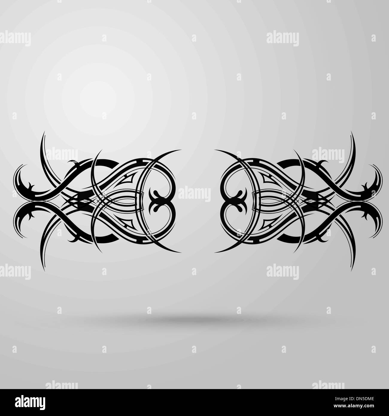 Black painted shadow Stock Vector Images - Alamy