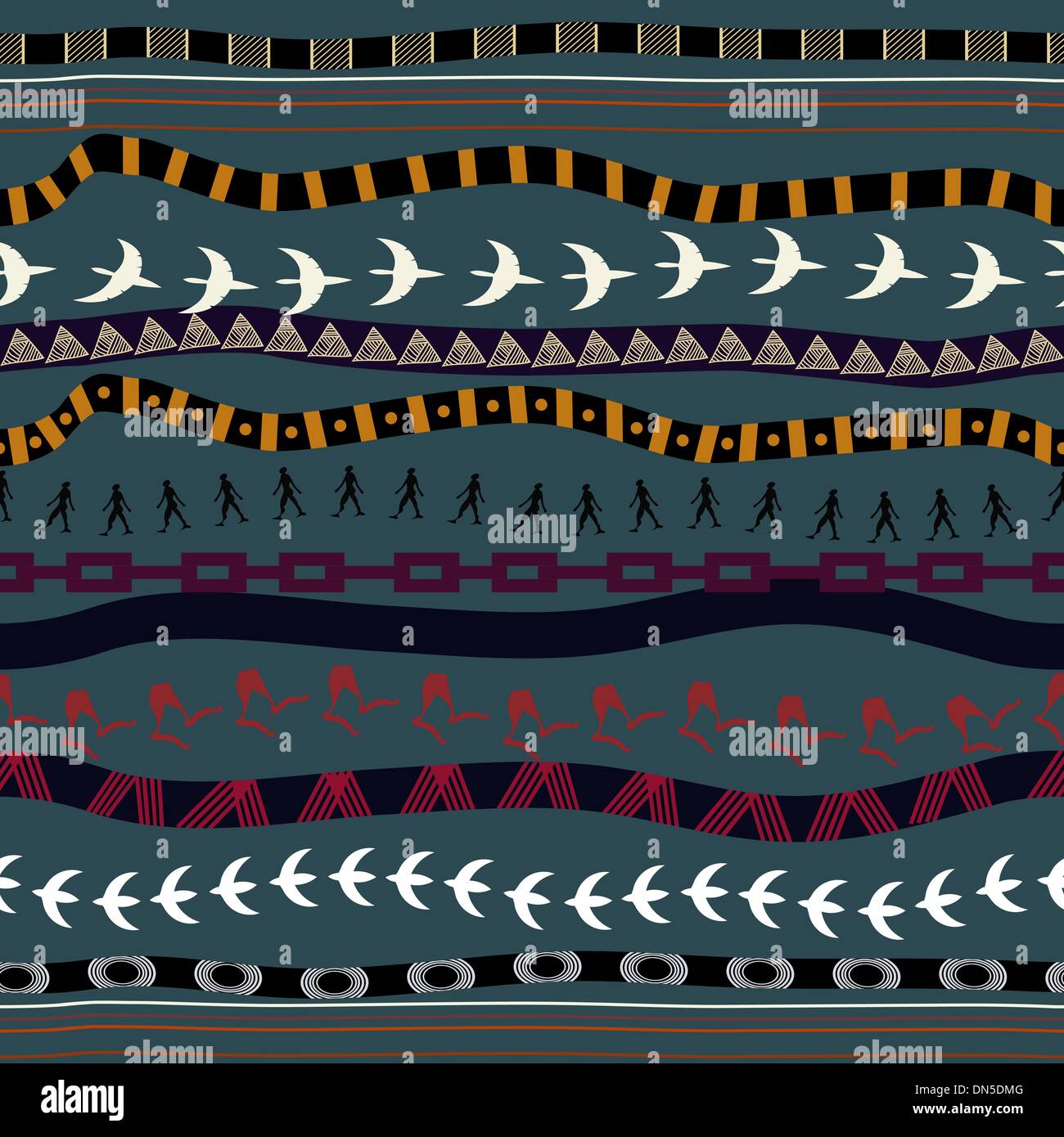 Tribal seamless texture Stock Vector Image & Art - Alamy