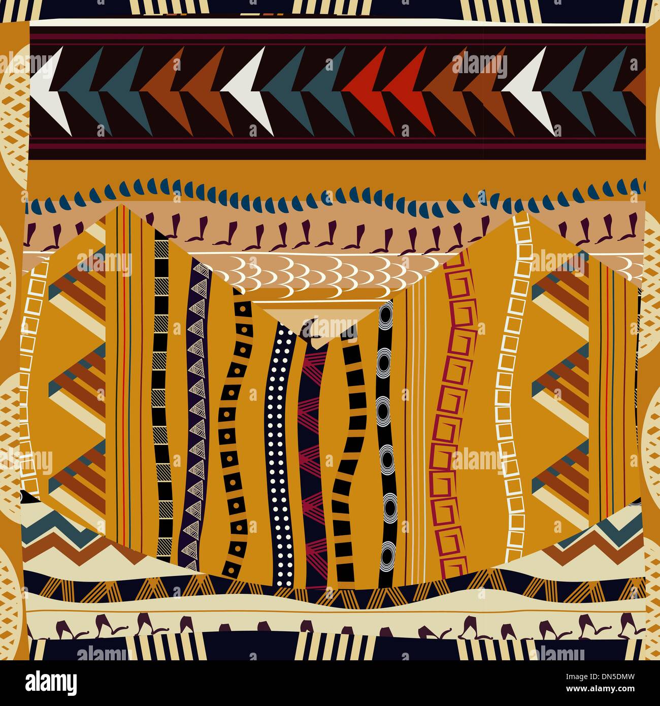 Seamless ethnic pattern Stock Vector Image & Art - Alamy