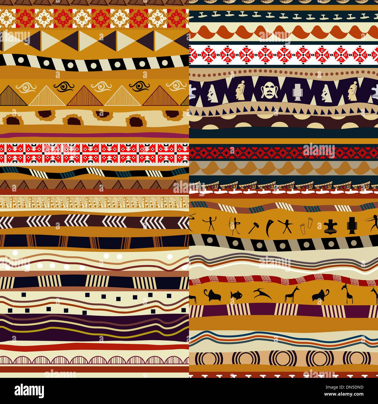 Seamless patterns. Vector set Stock Vector Image & Art - Alamy