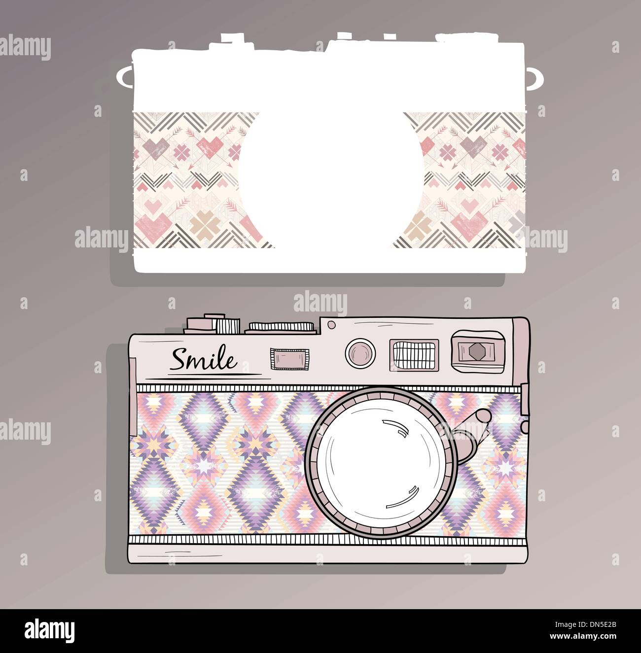 Vintage cameras Stock Vector Images - Alamy